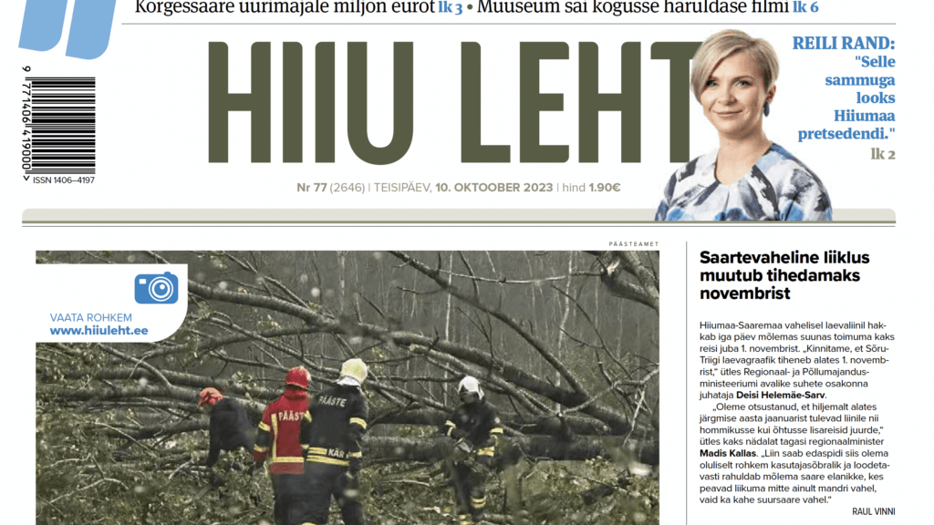 DIGILEHT | Hiiu Leht 10. oktoobril - Hiiu Leht