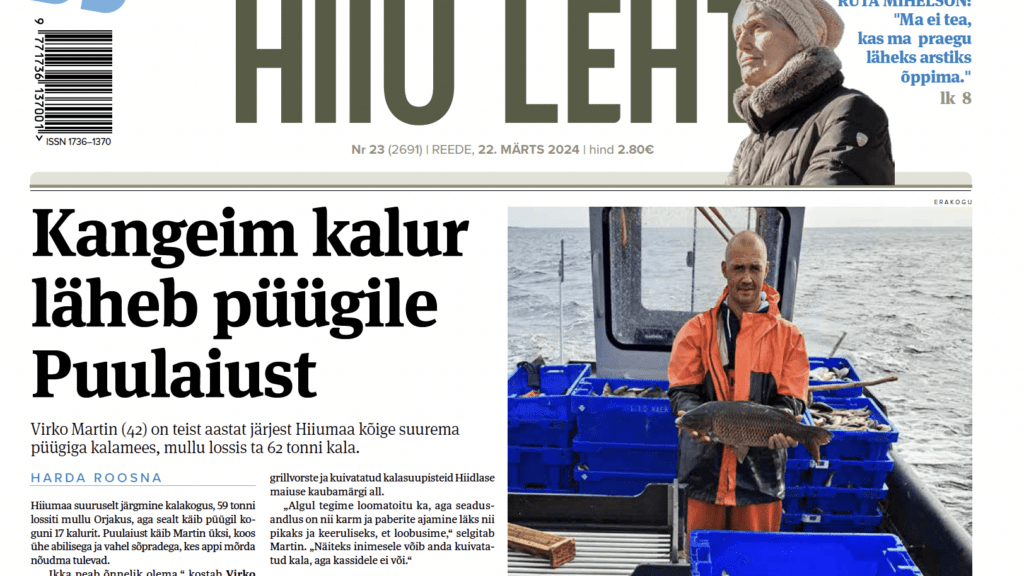 DIGILEHT | Hiiu Leht 22. märtsil - Hiiu Leht