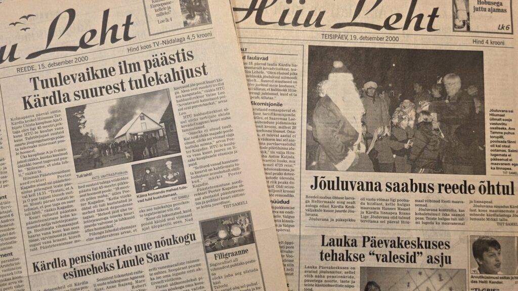 HIIU LEHT 25 AASTAT TAGASI | Kärdla pääses suurest tulekahjust - Hiiu Leht