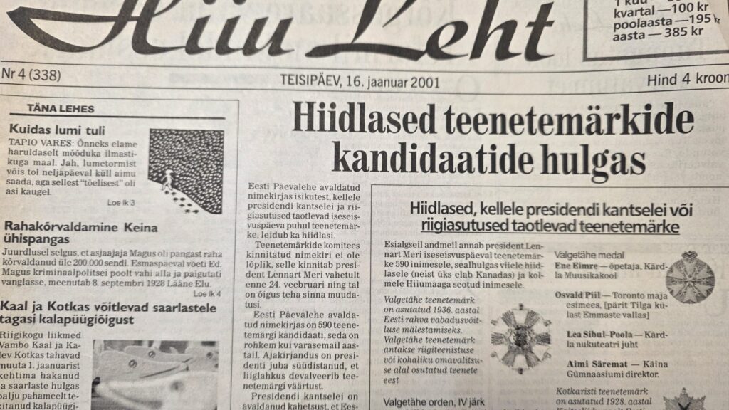25 AASTAT TAGASI | Purjus mees sattus sekeldustesse - Hiiu Leht